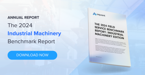 2024 Industrial Machinery Service Benchmark Report | Aquant